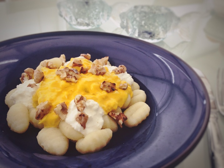 Ñoquis a la crema de azafrán, ricotta y nueces - SAFRINA, Azafrán, Saffron